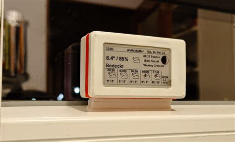 Solar E Ink Weather Station Rsflightronics