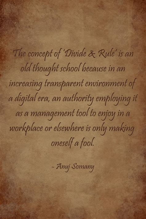 The Concept Of ‘divide And Rule Is An Old Thought School Quozio