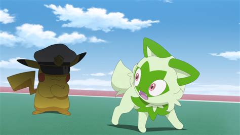 포켓몬 신작 9세대 애니 포켓몬스터 2023 7화 리코 로이 캡틴 피카츄 특훈 구루밍 정체 네이버 블로그