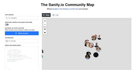 Sanityio Geopoint Demo Codesandbox