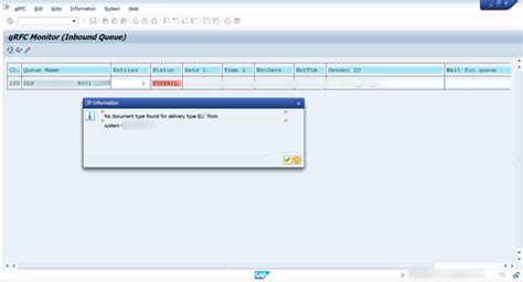 Ewm Queue Error No Document Type Found For Delive Sap Community