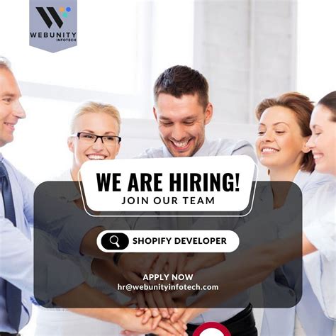 Webunity Infotech On Linkedin Shopify Location Hiring Experience