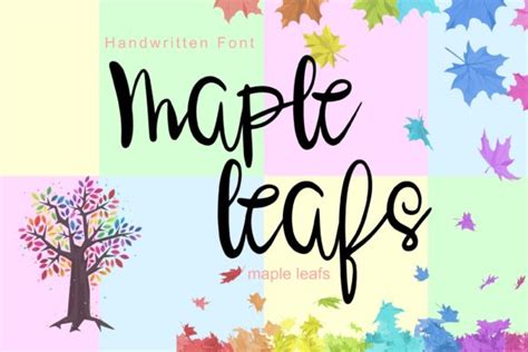Maple Leafs Font Font Canyon