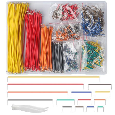 Pcs Breadboard Jumper Wires Kit PCB Breadboard Jumper Wire Cables Solderless Flexible