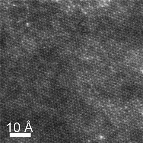 High Resolution Scanning Transmission Electron Microscope Image Of A