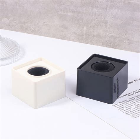 1pc Square Microphone Flag Mic Station Cube Interview Box Holder Reporter Decor Flags News