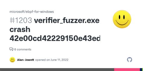 Verifier Fuzzer Exe Crash E Cd E Ed Aa A A B Bf Issue Microsoft