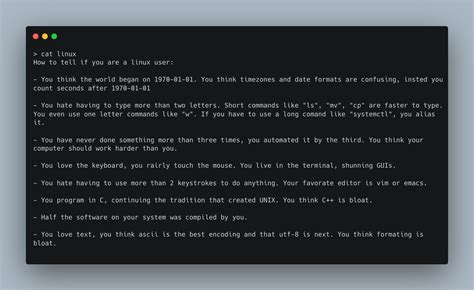 how to tell if you are a linux user r linuxmemes