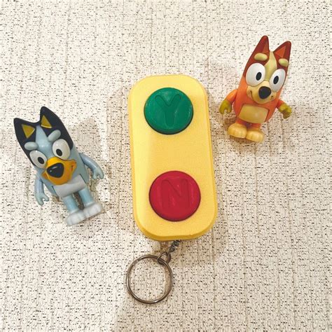 Bluey Inspired Yes No Button For Real Life Etsy