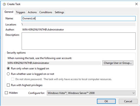 how to setup evd to work with scheduled tasks