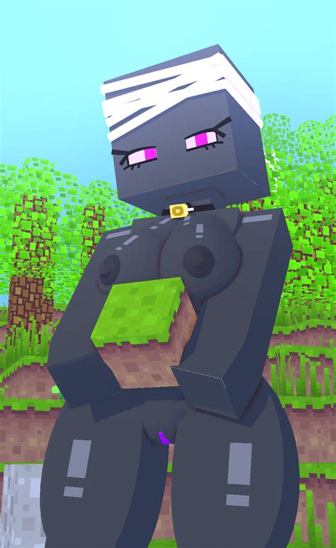 Minecraft Hot Hentai Curvaceous Big Breasts Enderman Voluptuous