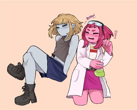 Uraraka Ochaco Toga Himiko Marceline Abadeer And Princess Bonnibel Bubblegum Boku No Hero