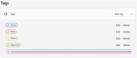 Bug The Length Of Tag Names Is Not Limited · Issue 12800 · Files
