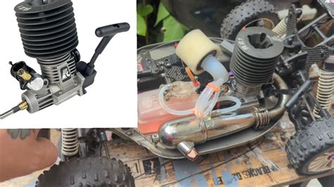 Super Cheap 21 Nitro Engine First Start Up Hobao Hyper 7 Losi