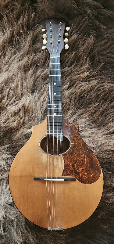 American Conservatory Flatback Mandolin Ca 1900 Reverb