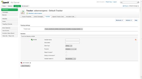Conversion Tracking Tutorial For OpenX AdserverOpenX