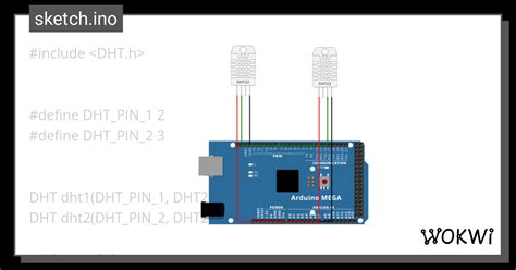 เครื่องตรวจจับความชื่นและอุณหภูมิ Wokwi Esp32 Stm32 Arduino Simulator