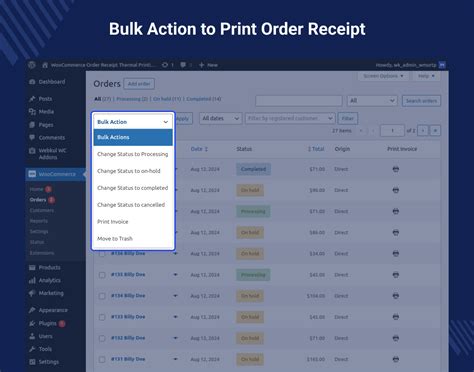Woocommerce Order Receipt Cloud Thermal Printing By Webkul Codecanyon