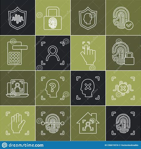 Set Line Fingerprint Rejection Voice Recognition With Lock User Protection Face Digital
