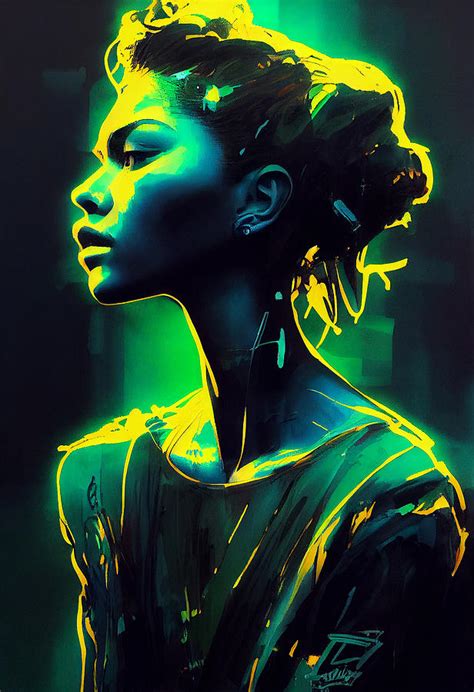 Zendaya Mixed Media By Sampad Art Fine Art America