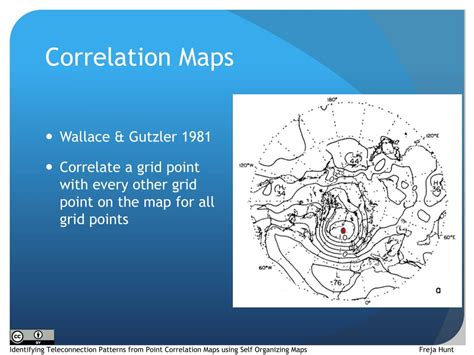 Ppt Identifying Teleconnection Patterns From Point Correlation Maps Using Self Organizing Maps