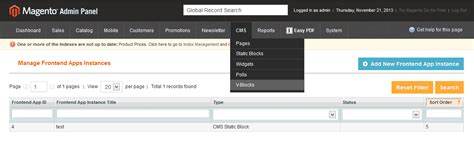 V Blocks Magento Extension Magento Frontend App Extension