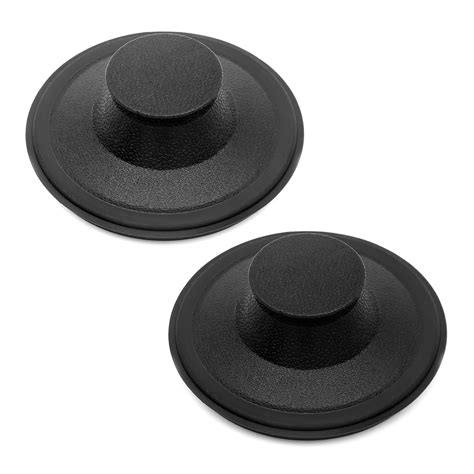 2 Pack Exact Replacement For Insinkerator Stp Pl Stppl Black Rubber Sink Stopper For Garbage