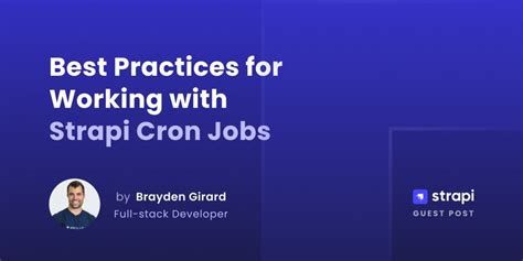 Best Practices For Working With Strapi Cron Jobs Rdevto