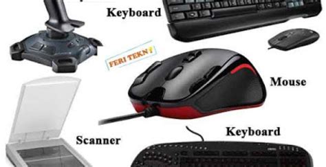 √ Pengertian Perangkat Input Device Dan Contohnya [full Gambar]