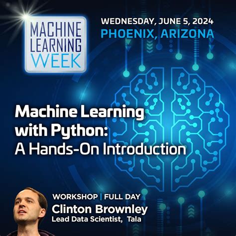 workshops machine learning week us