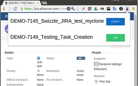 Convert JIRA issue to feature name cho Google Chrome Tiện ích mở rộng