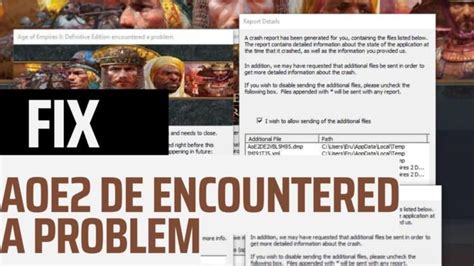 Fix Age Of Empires Ii Definitive Edition Encountered A Problem