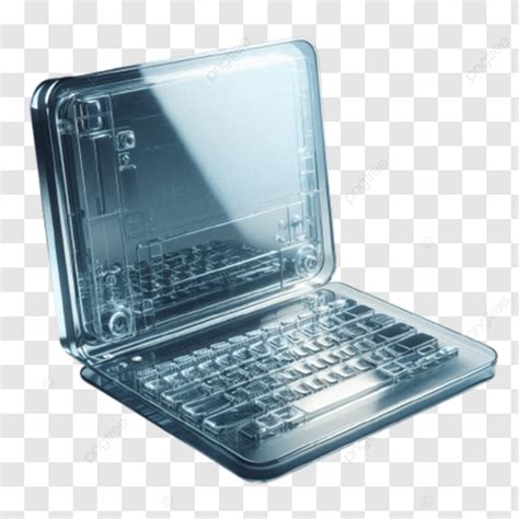 투명한 배경에 검정색 화면과 덮개 유리가 있는 컴퓨터 3d 3d 컴퓨터 검은색 화면이 있고 유리로 덮여 있음 투명한 배경에 Png 일러스트 및 이미지 에 대한 무료