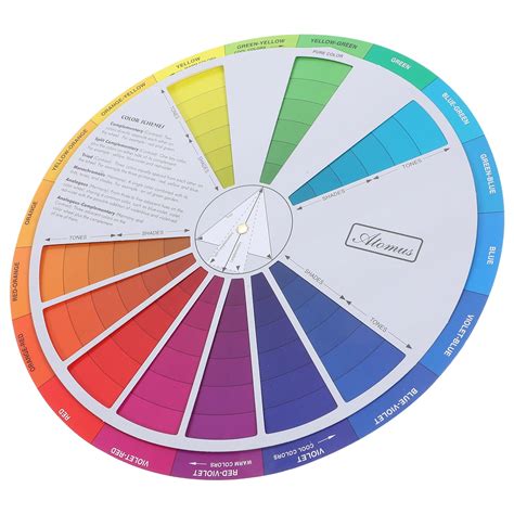 Gradient Color Wheel Board Chart Colour Checker Material