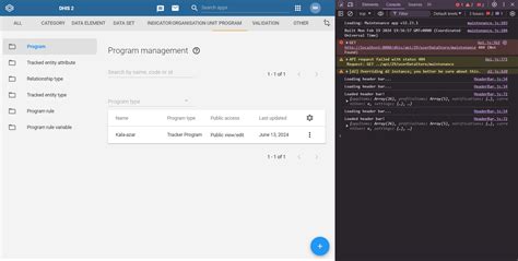 Tracker Capture Freezes At The Loading Metadata Support