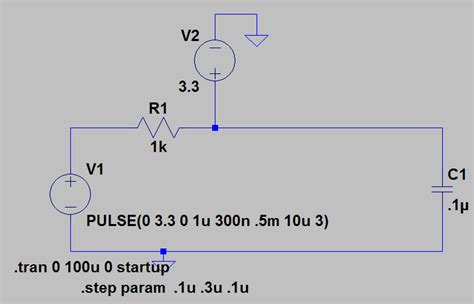 How To Simulate An Open Drain Output For I2c In Ltspice Electrical