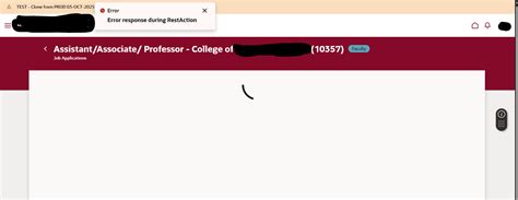 Unable To See The Job Applications Of Only Few Requisitions — Cloud Customer Connect