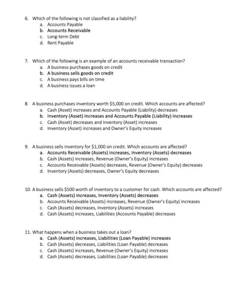 Accounting Equation And Transaction Analysis Unit Quiz Tpt