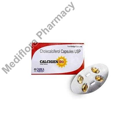 Calcigen D Tablets For Vitamin Deficiency Form Capsules At Rs In Gurugram