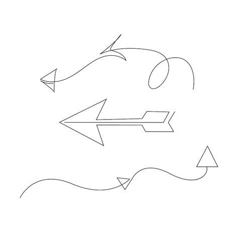 라인 아트 화살표 이미지 Freepik에서 무료 다운로드