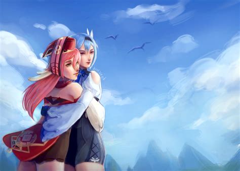 Eula And Yanfei From Genshin Impact By Kreescript Fur Affinity Dot Net