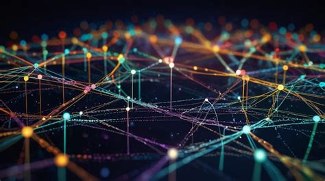 Data Flow Pathways A Cartoon Illustration Of Multiple Pathways Made Of Flowing Lines And