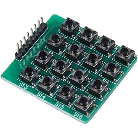 matrix 4x4 16 keypad keyboard module