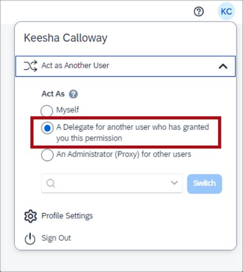 How To Act As A Delegate In Concur Division Of Finance