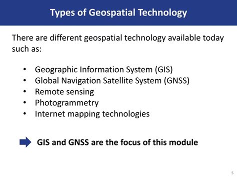 Ppt Session 4 1 Introduction To Geospatial Technologies Powerpoint
