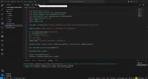 i worked on iris flower classification project with oasis infobyte