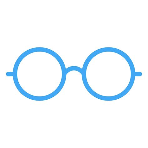 Premium Vector Glasses Eyeglasses Blue Symbol