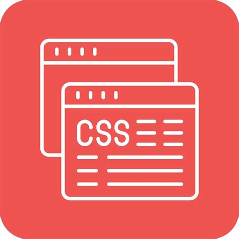 Premium Vector Css Coding Icon