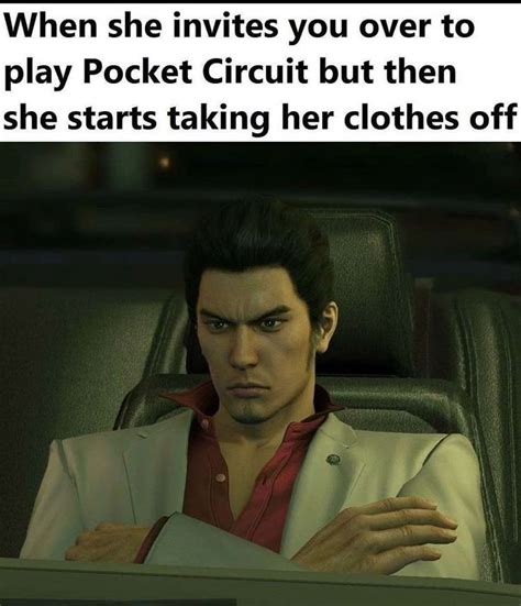 Kiryu The Eternal Virgin Kiryu Laugh Track Funny Me