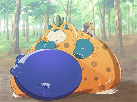 Rule 34 Absurd Res After Transformation Anthro Blueberry Inflation Forest Generation 1 Pokemon